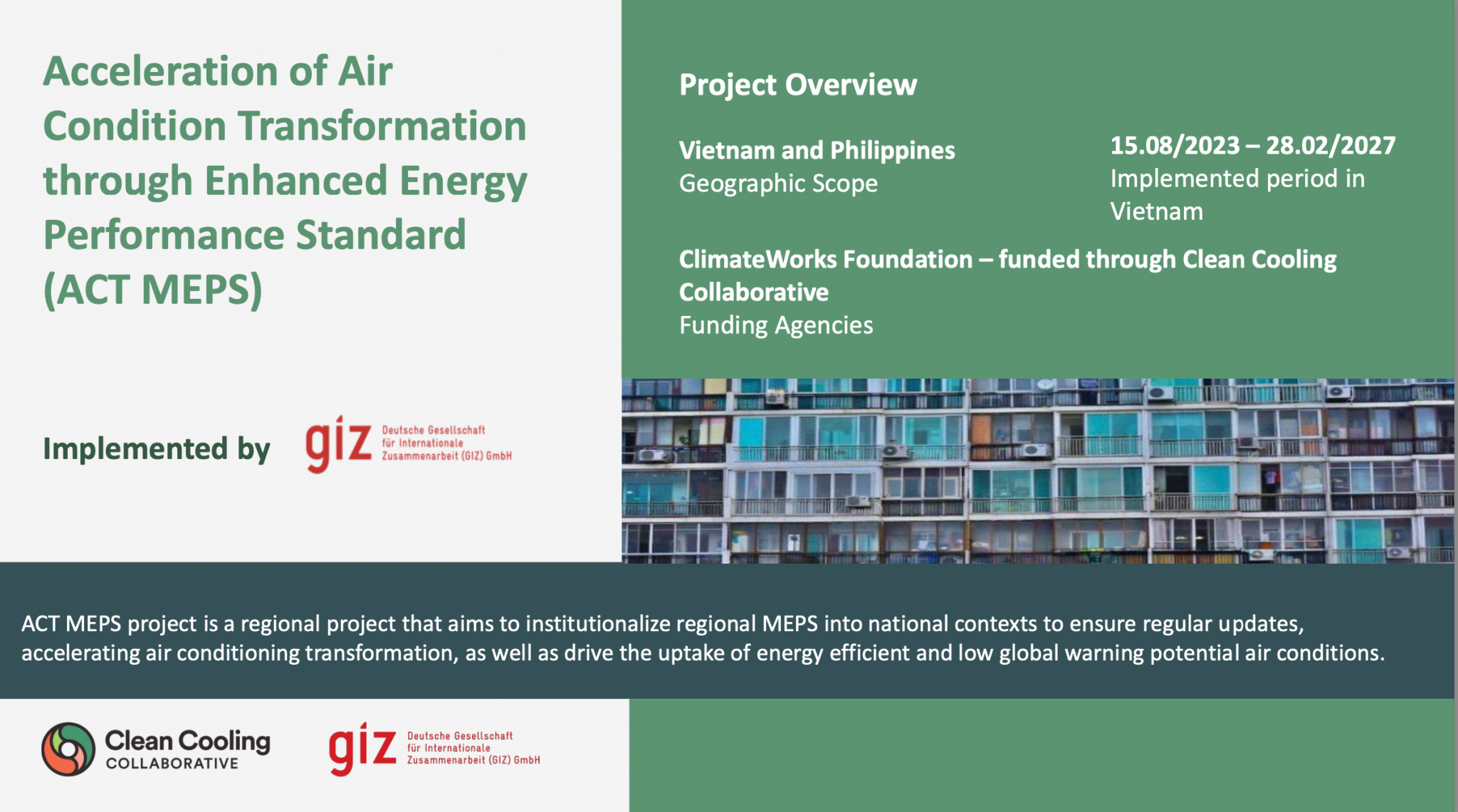 Accelerating Air Conditioning Transformation through Enhanced Energy ...
